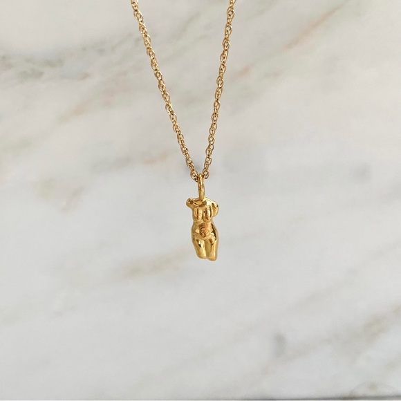 LACCstudios | Jewelry | 8k Gold Female Body Pendant Necklace Human ...
